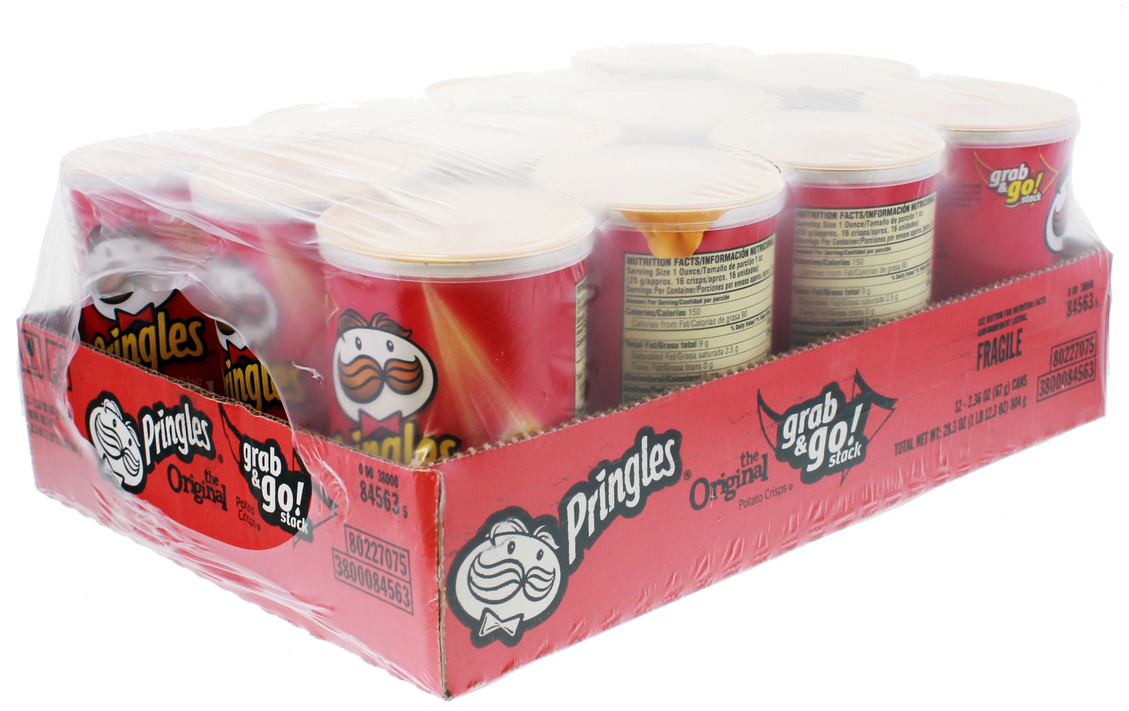 Pringles Original Potato Chips 67g - 12 Pack | at Mighty Ape NZ