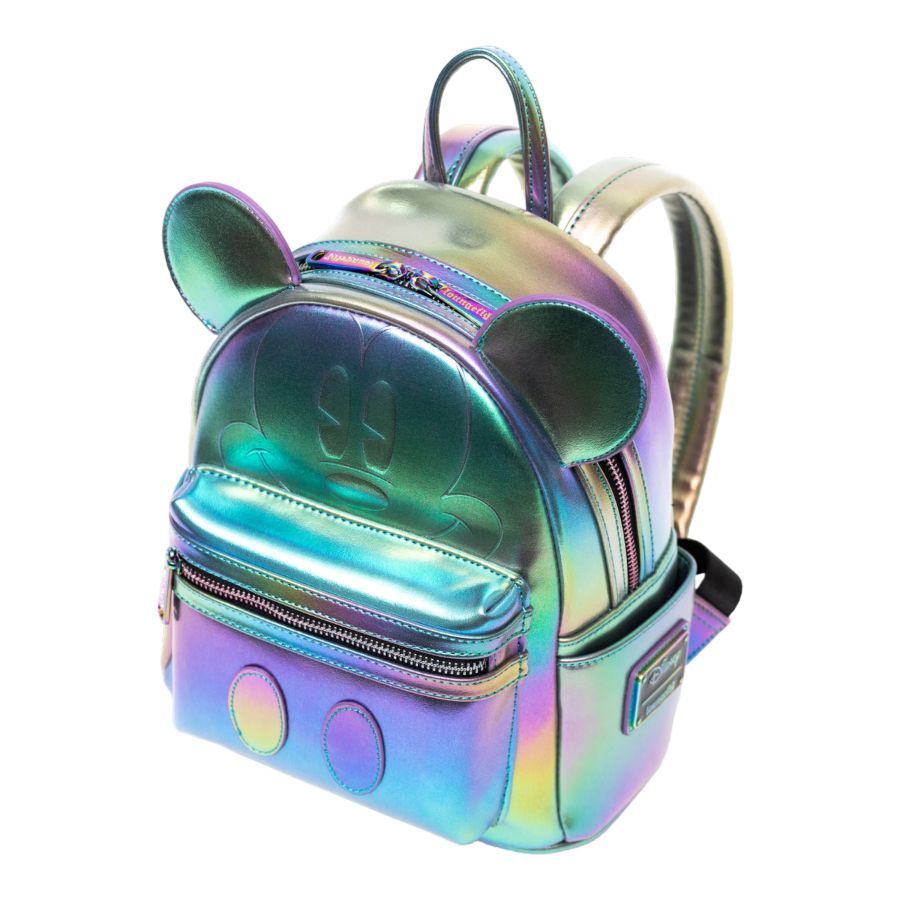 Loungefly: Disney - Mickey Mouse Oil Slick Mini Backpack | at Mighty Ape NZ