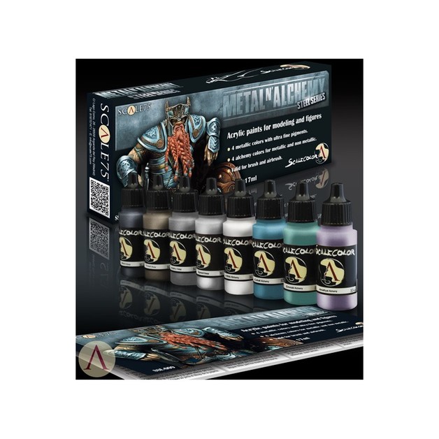 Scale75 Paint Set: Metal N' Alchemy Steel Series | at Mighty Ape NZ