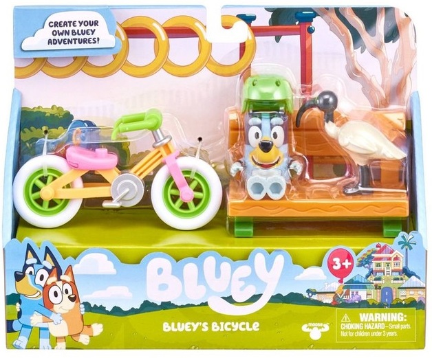 Buy Bluey: Vehicle Playset - Bicycle at Mighty Ape NZ