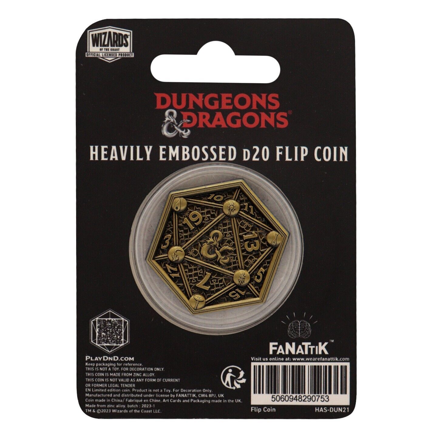 Dungeons & Dragons: Class Cards and D20 Flip Coin Images at Mighty Ape NZ