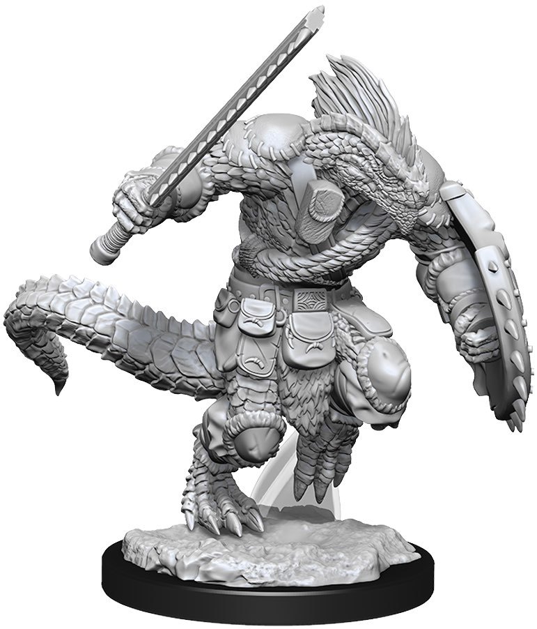 D&D Nolzur's Marvelous: Unpainted Miniatures - Lizardfolk Barbarian ...