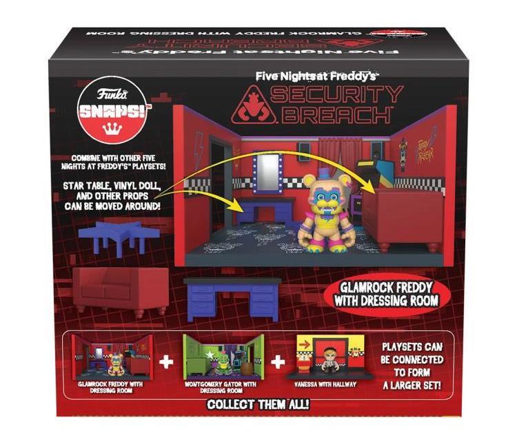 Glamrock Freddy with Dressing Room - Playset | at Mighty Ape NZ