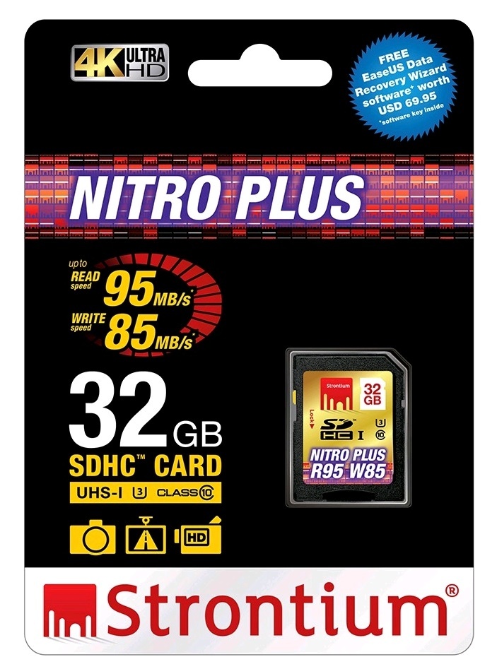 32GB Strontium NITRO Plus Series SD Card | at Mighty Ape NZ