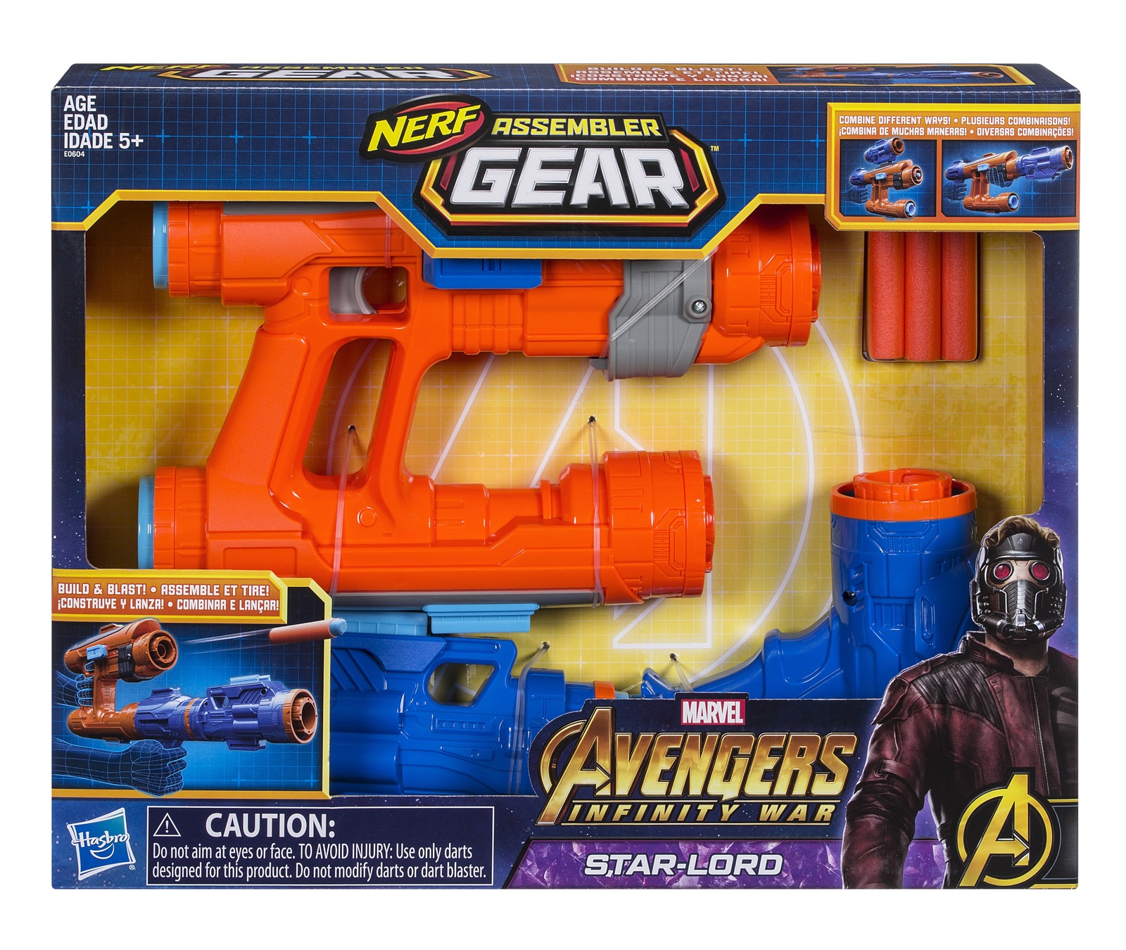 Buy Nerf: Assembler Gear - Star-Lord Blaster at Mighty Ape NZ