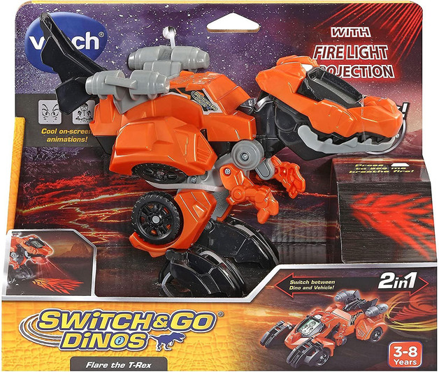 Buy VTech: Switch & Go Dinos - Flare the T-Rex Toy at Mighty Ape NZ
