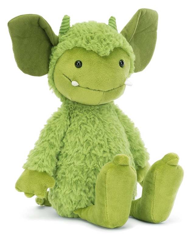 Buy Jellycat - Grizzo Gremlin Green at Mighty Ape NZ