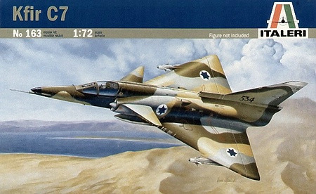 Italeri KFIR-C7 Fighter 1:72 Model Kit | at Mighty Ape NZ