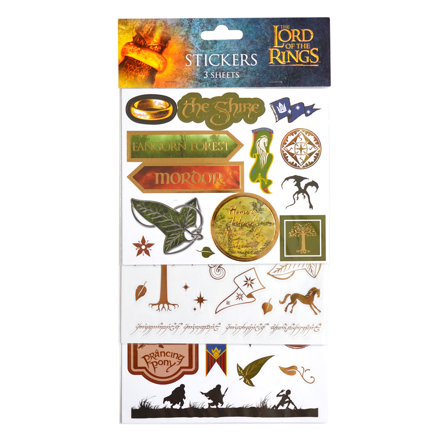 Buy Lord of the Rings: Premium Foil Stickers (3 Sheets) at Mighty Ape NZ