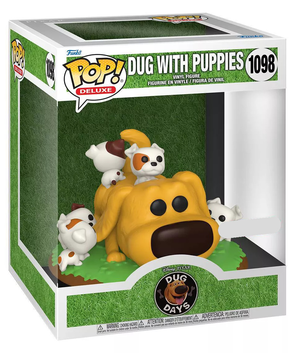 Dug Covered in Puppies - Pop! Deluxe Figure | at Mighty Ape NZ