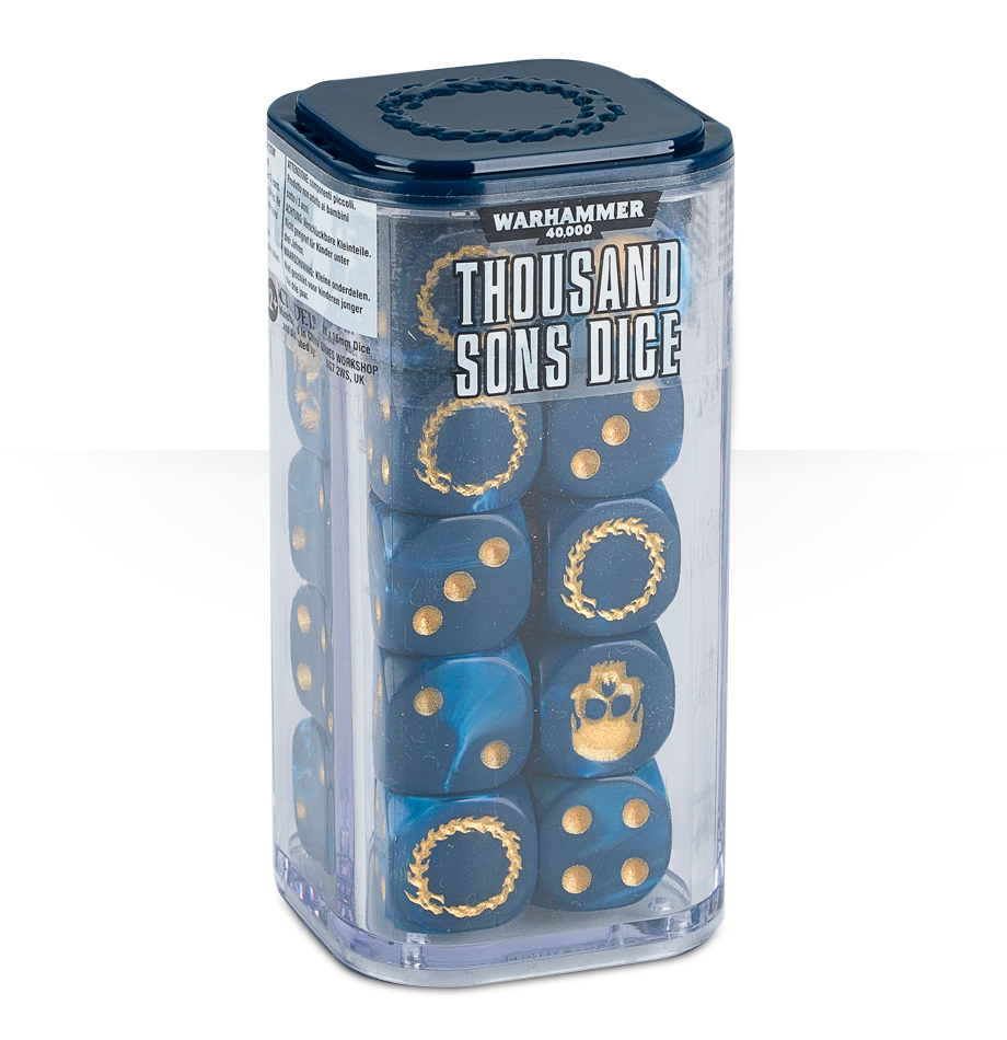 Warhammer 40,000 Thousand Sons Dice | at Mighty Ape NZ