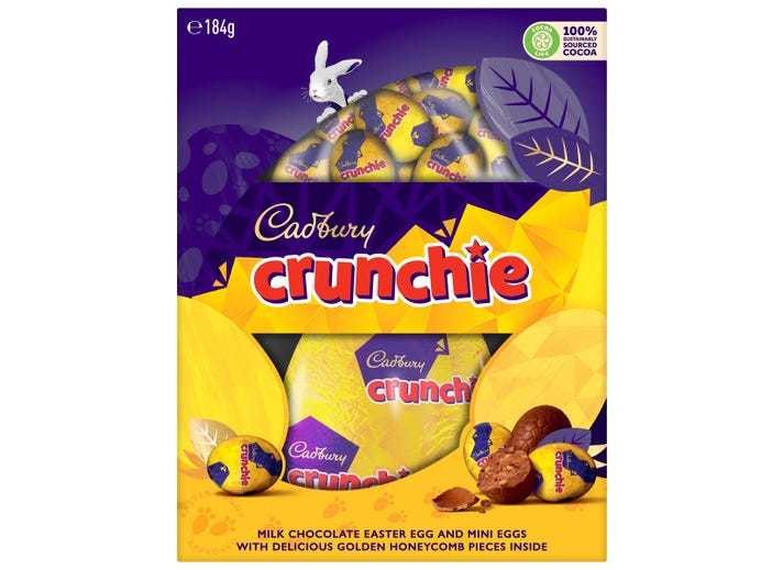 Cadbury Crunchie Egg Gift Box | at Mighty Ape NZ