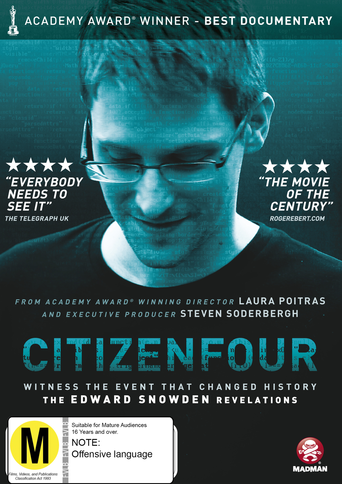 Citizenfour | DVD | Buy Now | at Mighty Ape NZ