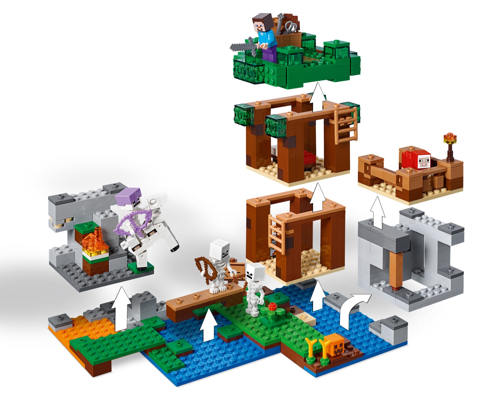 Buy LEGO Minecraft: The Skeleton Attack (21146) at Mighty Ape NZ