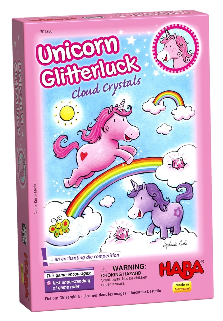 Unicorn Glitterluck Cloud Crystals Board Game At Mighty Ape NZ