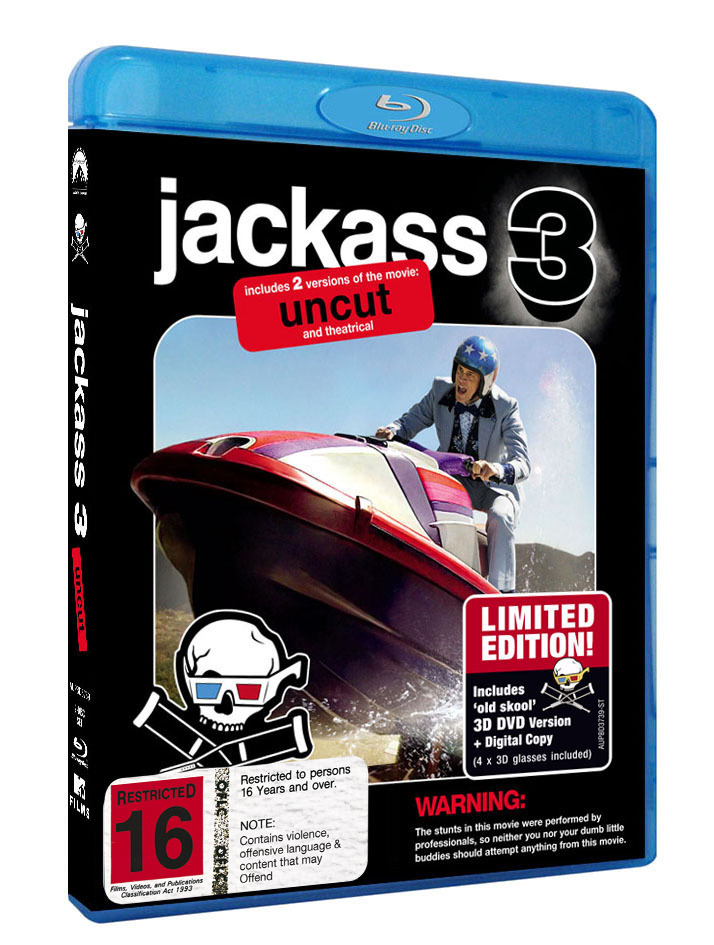 Jackass 3 | DVD, Blu-ray | Buy Now | at Mighty Ape NZ