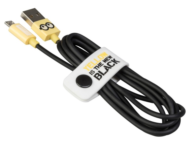 Despicable Me: Micro-USB Cable - Jail Minion | at Mighty Ape NZ