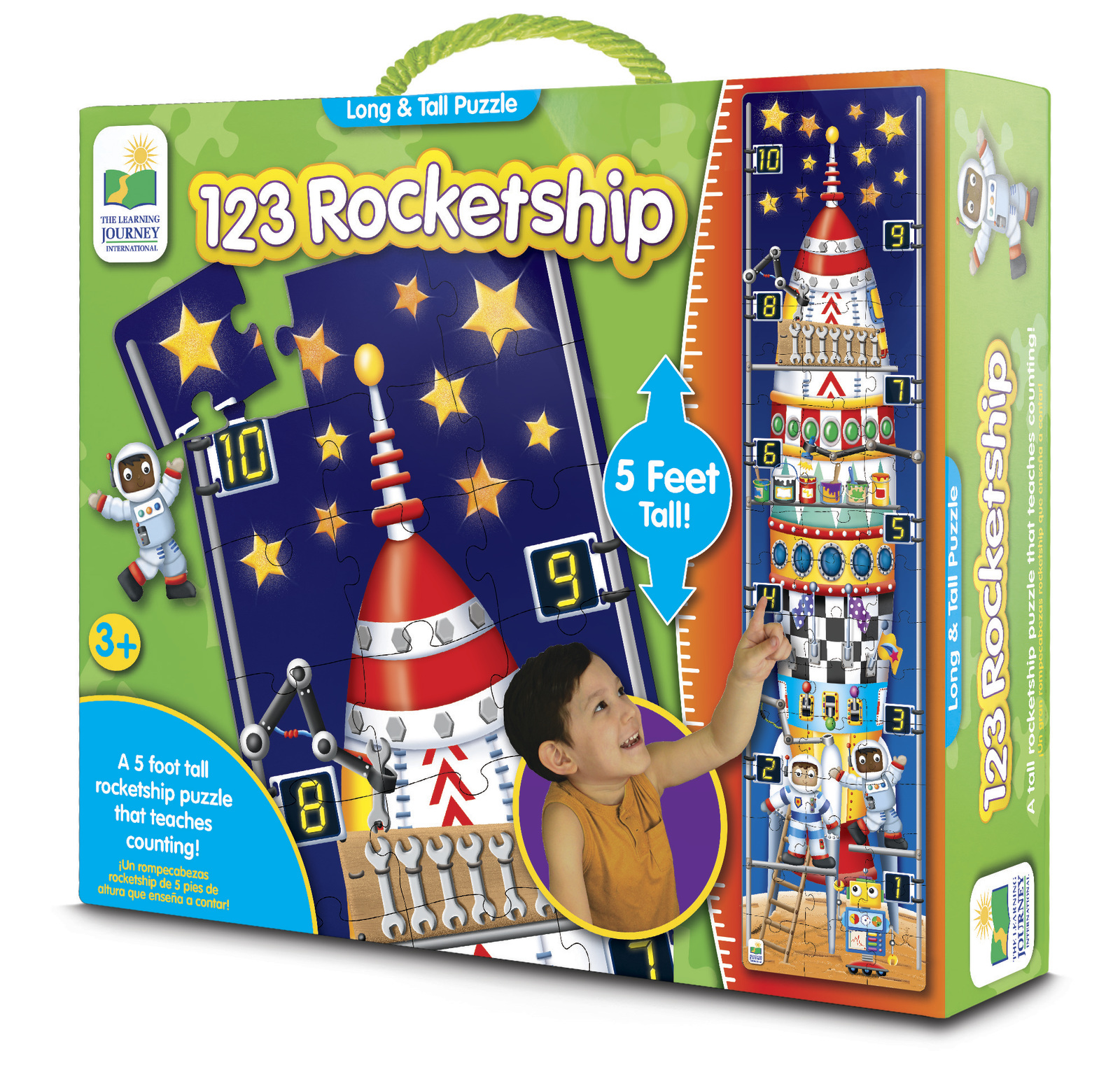 Buy Long & Tall Puzzle - 123 Rocket Ship at Mighty Ape NZ