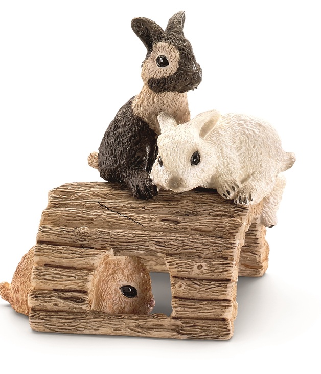 Buy Schleich: Baby Rabbits Playing at Mighty Ape NZ