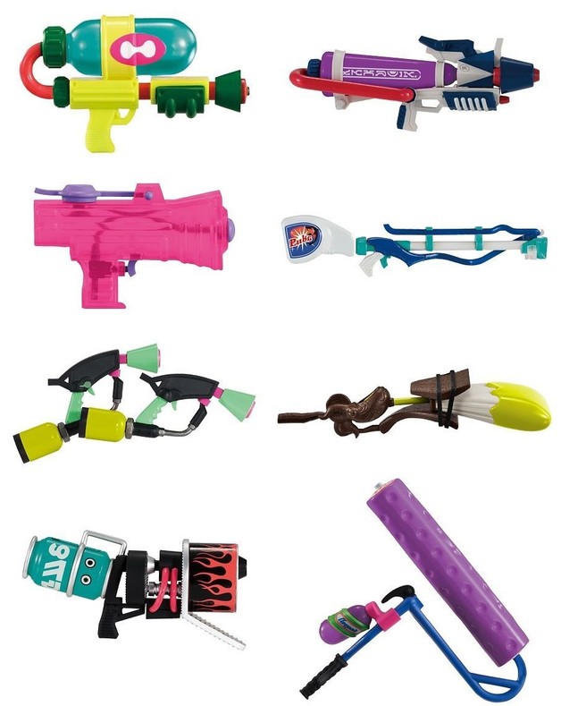 Weapon Collection with Squid Reprint with Sticker - Mini Figure (Blind ...