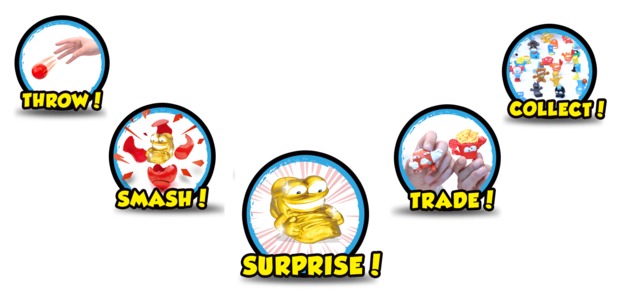 Buy Smashers: Collectable Mini-Figure - 3-Pack at Mighty Ape NZ