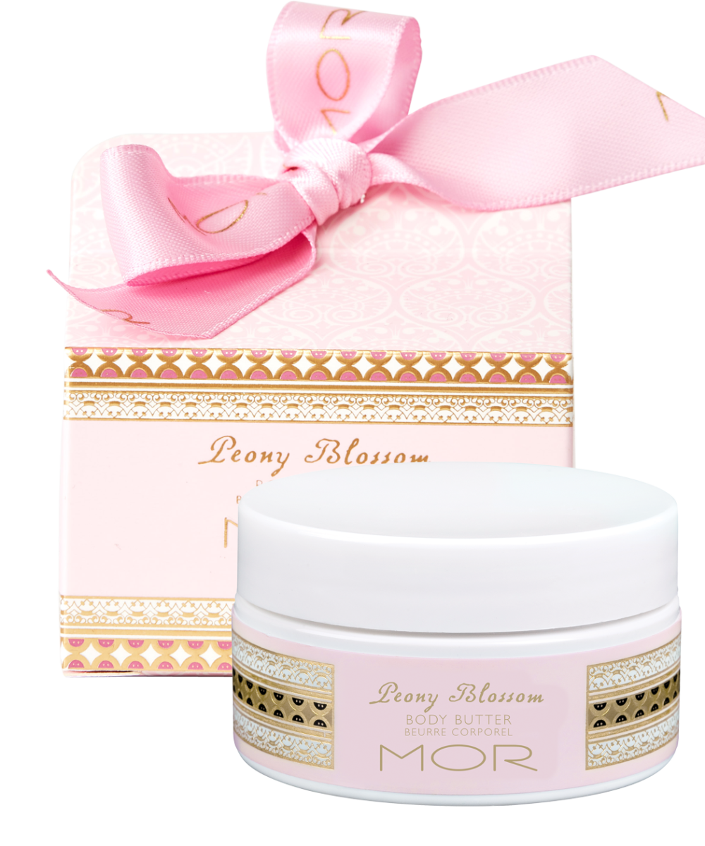 Buy MOR: Little Luxuries Peony Blossom Body Butter (50g) at Mighty Ape NZ