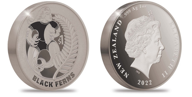 Black Ferns - Silver Proof Coin | at Mighty Ape NZ