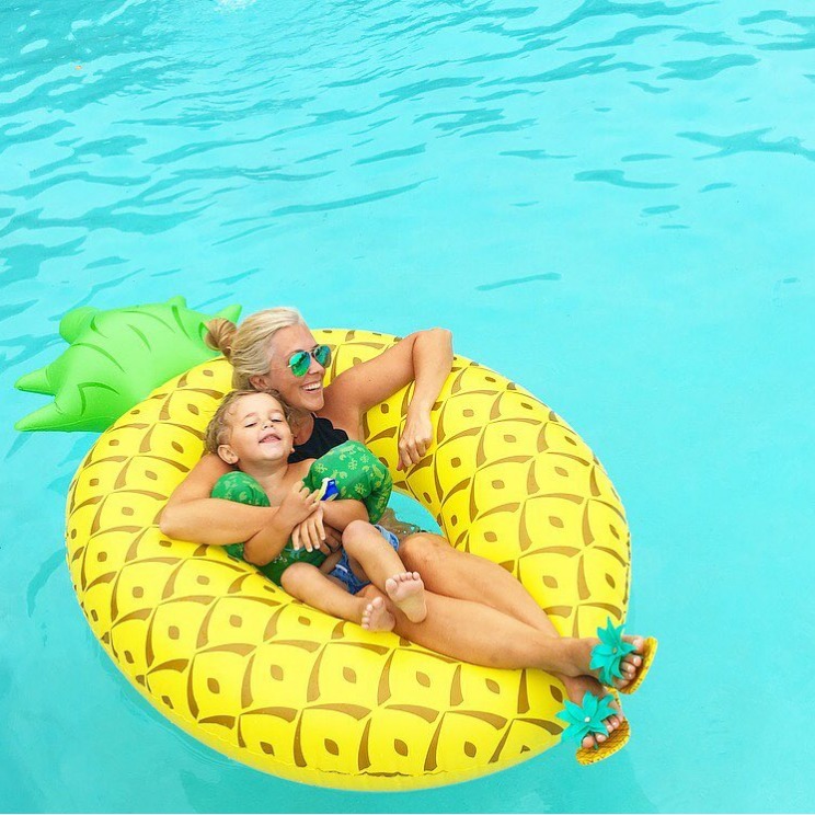 Giant Pineapple Ring Pool Float | at Mighty Ape NZ