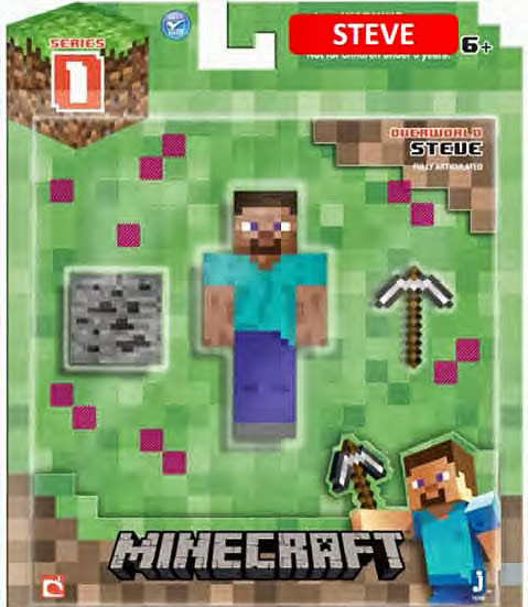 Buy Minecraft Steve Action Figure at Mighty Ape NZ