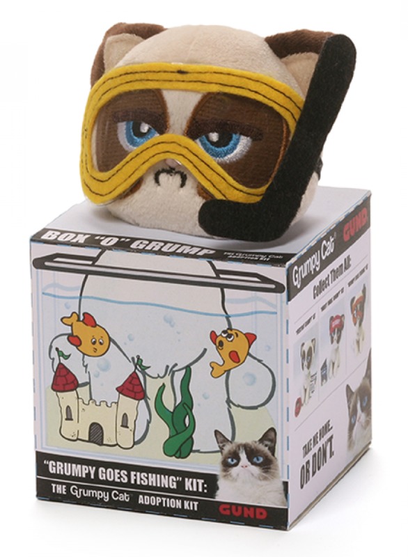 Buy Grumpy Cat Fishing - Plush at Mighty Ape NZ