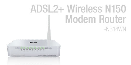 Netcomm NB14Wn ADSL2+ Wireless N150 Modem/Router | at Mighty Ape NZ
