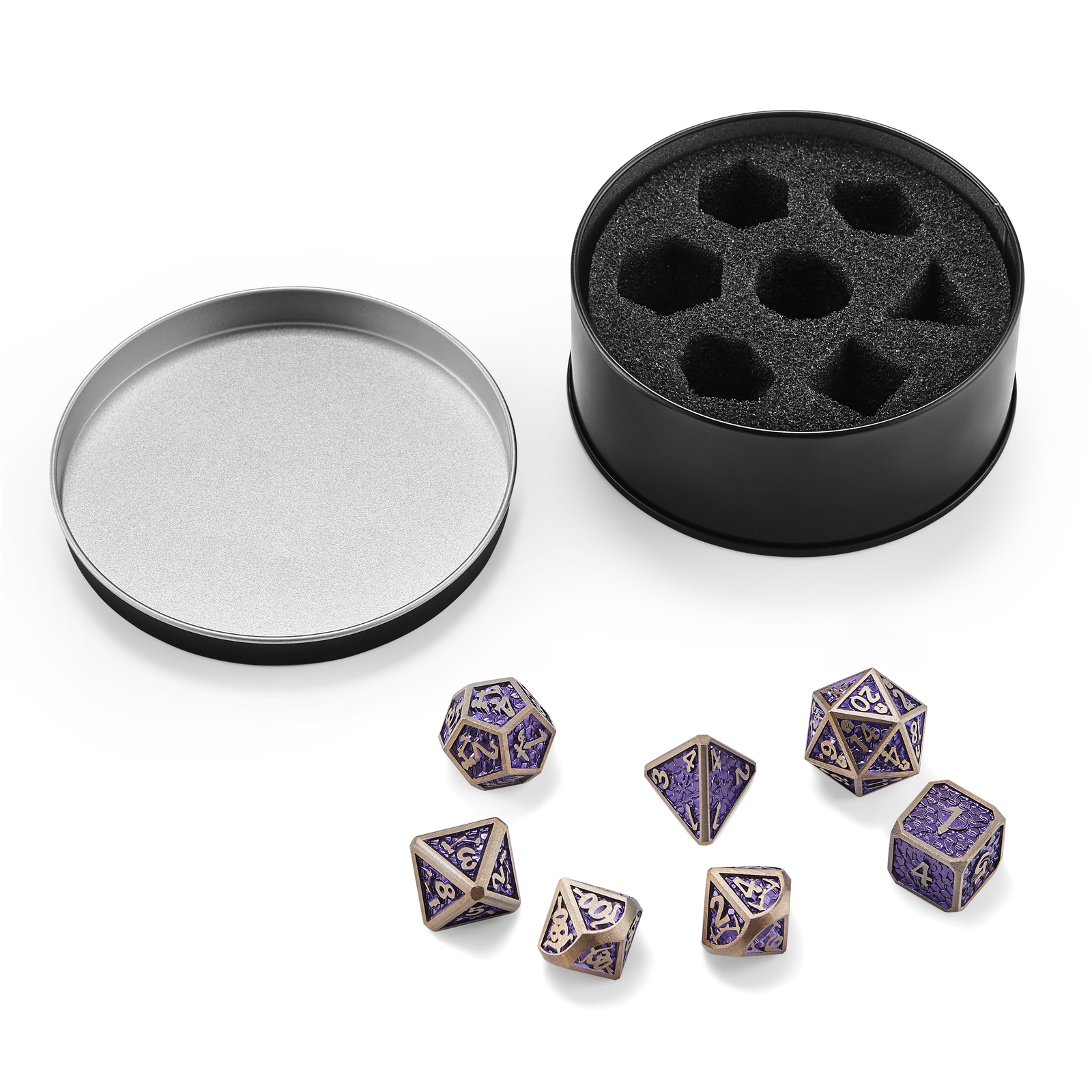 Dragon Wars Metal Dice Set - Psychic Dragon | at Mighty Ape NZ