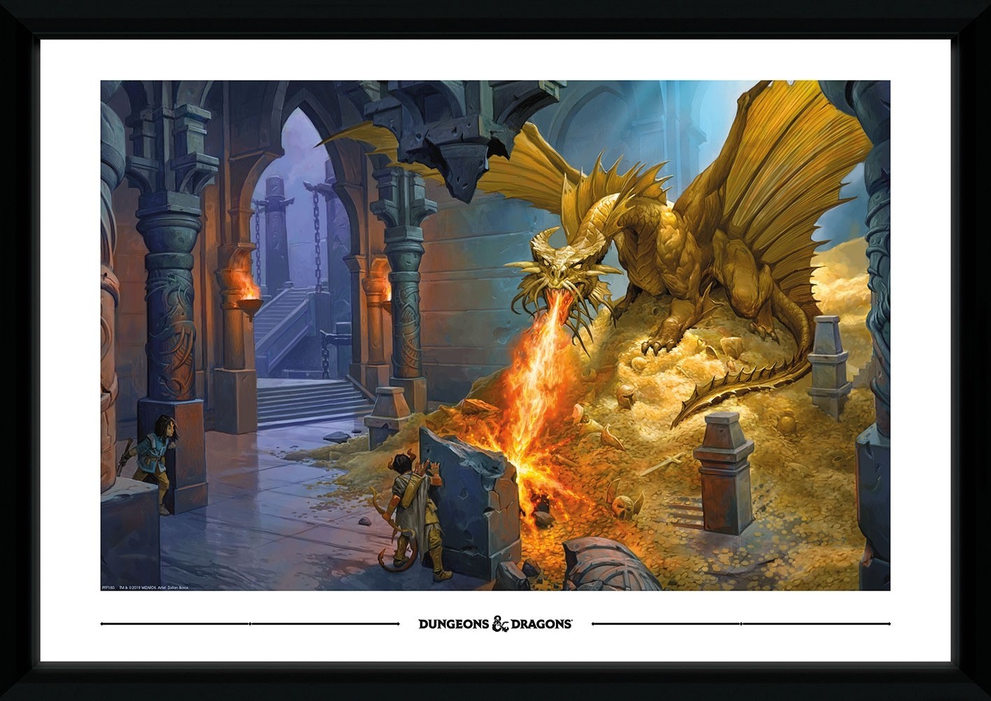 Gold Dragon - Collector Print | at Mighty Ape NZ