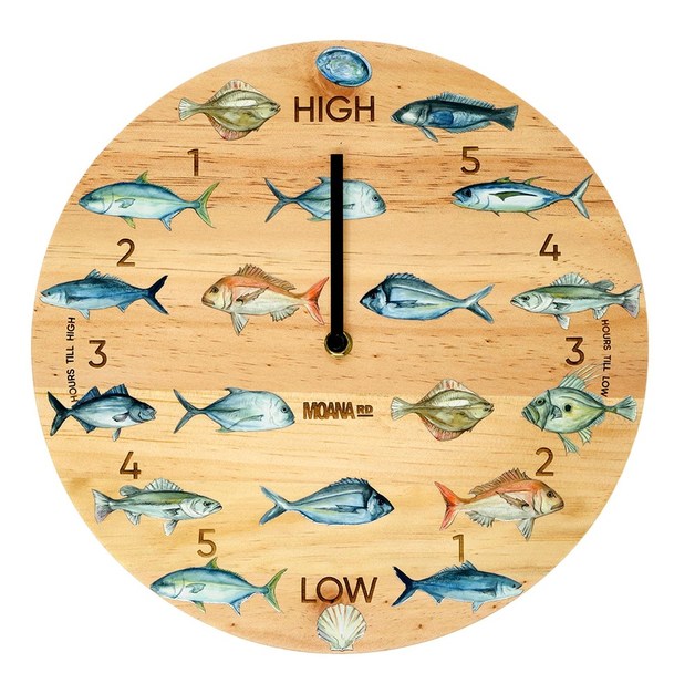 Moana Road: Pine Tide Clock - NZ Fishing Club | at Mighty Ape NZ