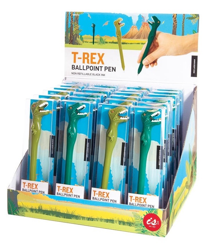 Buy IS Gift: T-Rex Pen - Novelty Pen (Assorted Colours) at Mighty Ape NZ