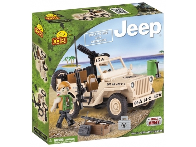 Buy Cobi: Small Army - Willy's Jeep - Mini Gun at Mighty Ape NZ