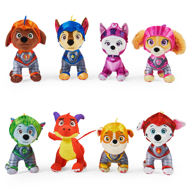 Buy Paw Patrol: Basic Plush - Knight Marshall at Mighty Ape NZ