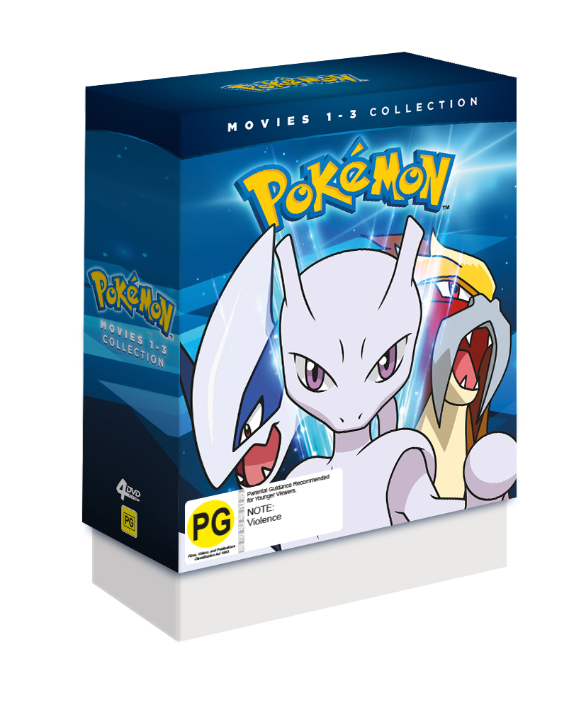 Pokemon Movies 1 3 Collectors Edition Dvd Buy Now At Mighty Ape Nz
