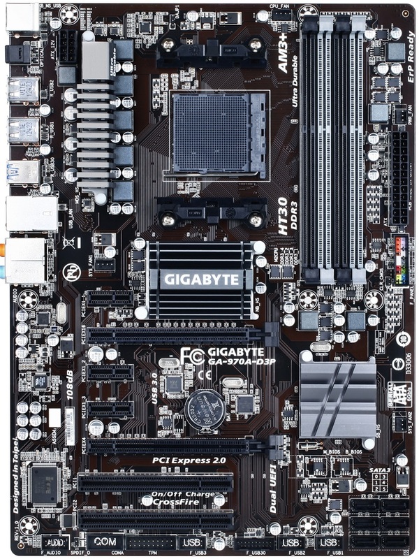 Gigabyte GA-970A-D3P ATX Socket AM3+ | at Mighty Ape NZ