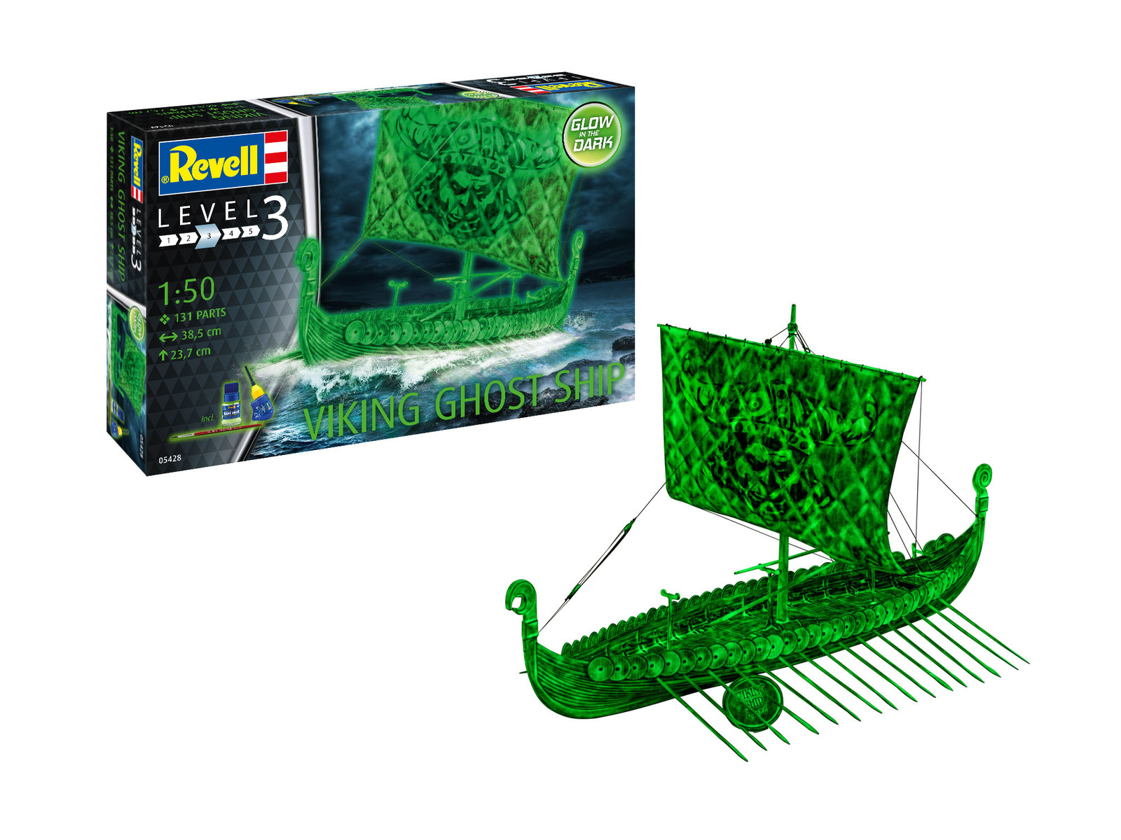 Viking Ghost Ship - Model Kit | at Mighty Ape NZ