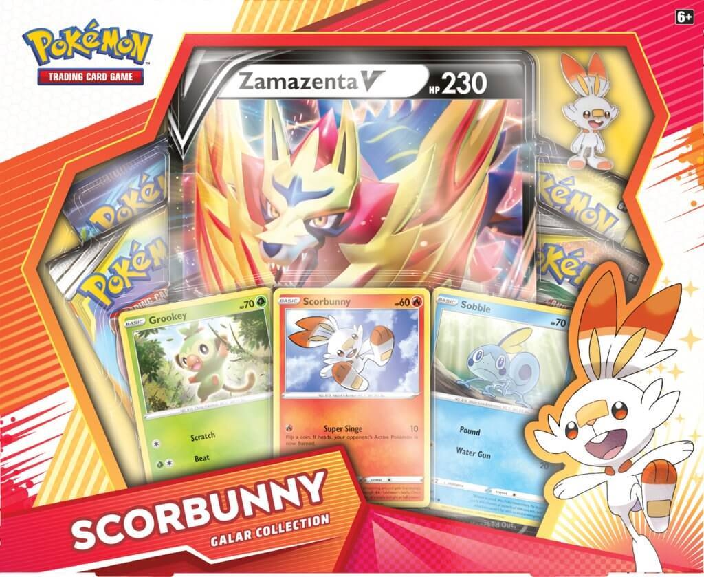 Pokemon TCG: Scorbunny Zamazenta V | at Mighty Ape NZ