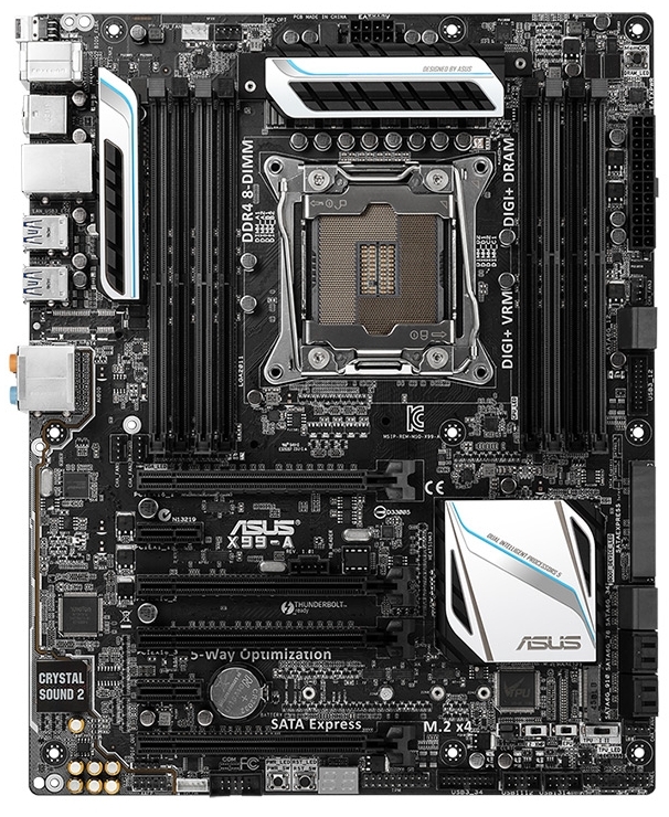 Asus X99-A Intel X99 ATX Motherboard | at Mighty Ape NZ
