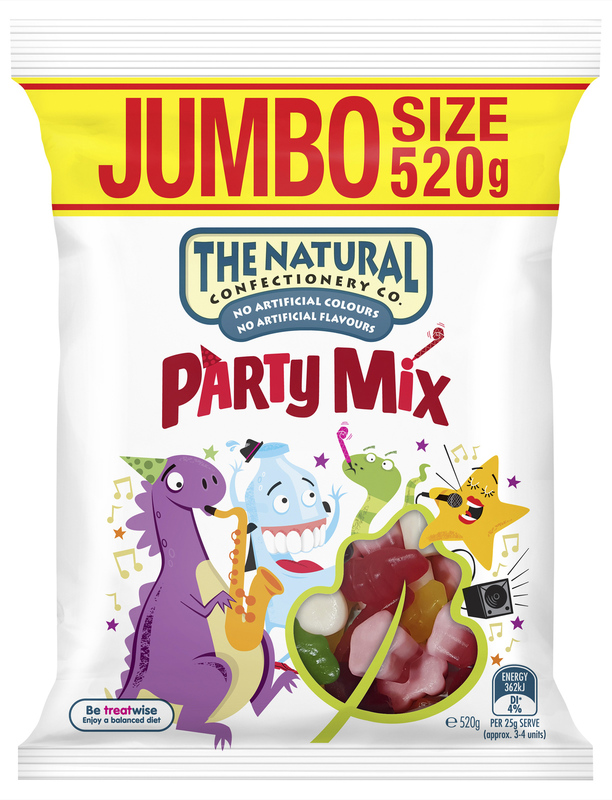 The Natural Confectionery Co: Party Mix 520g (10 Pack) | at Mighty Ape NZ