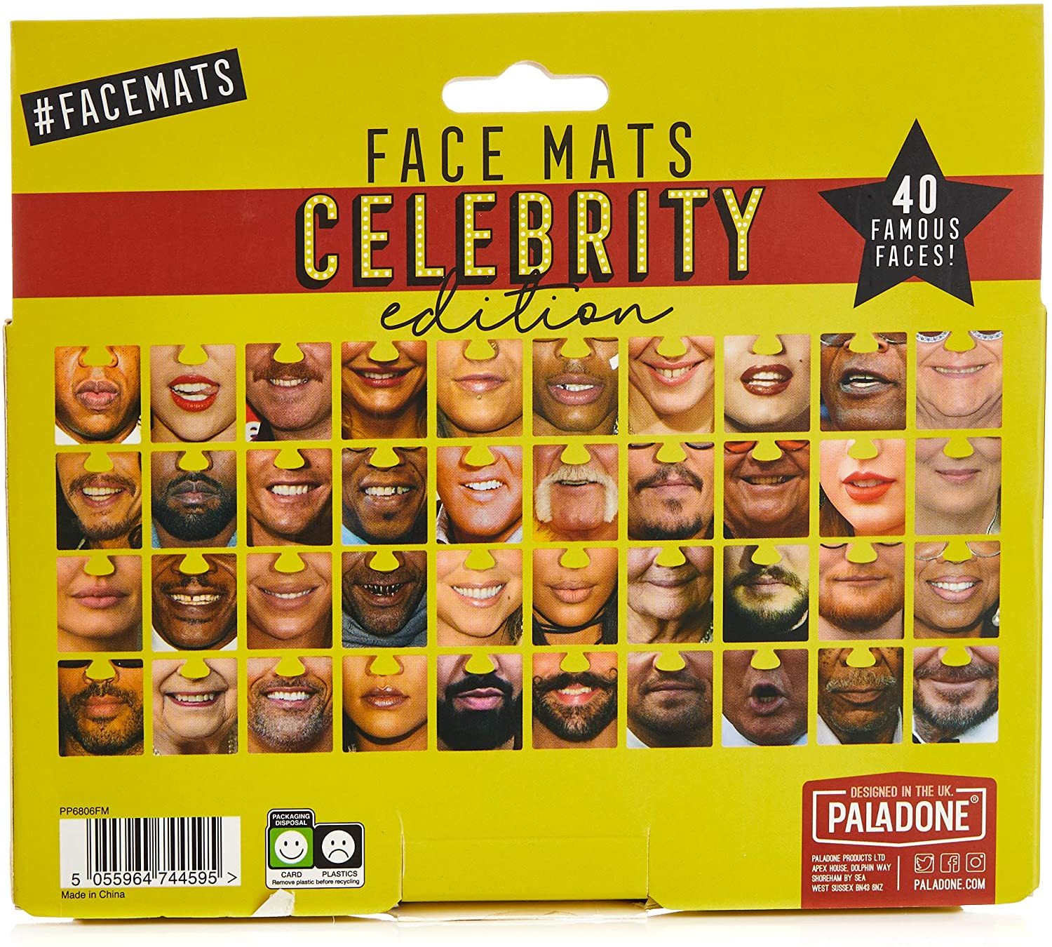 Celebrity Face Mats | at Mighty Ape NZ