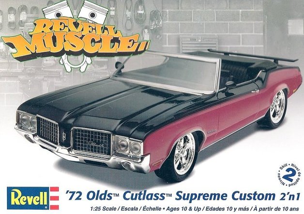 Revell '72 Olds Custom "Cutlass Supreme" 1:25 Model Kit | at Mighty Ape NZ