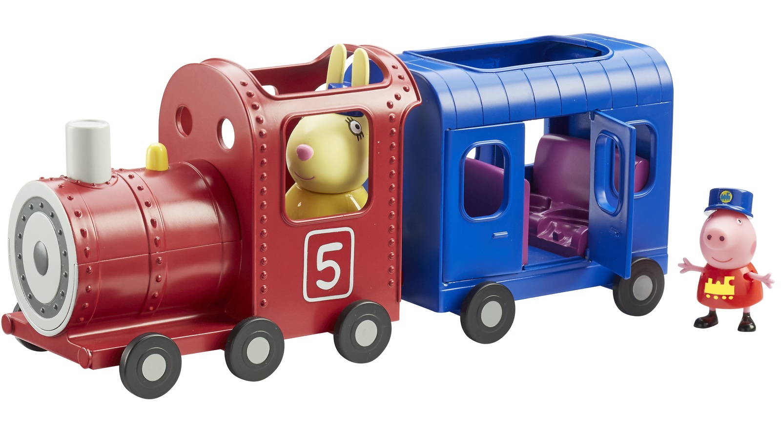 Buy Peppa Pig - Miss Rabbits Train & Carriage at Mighty Ape NZ
