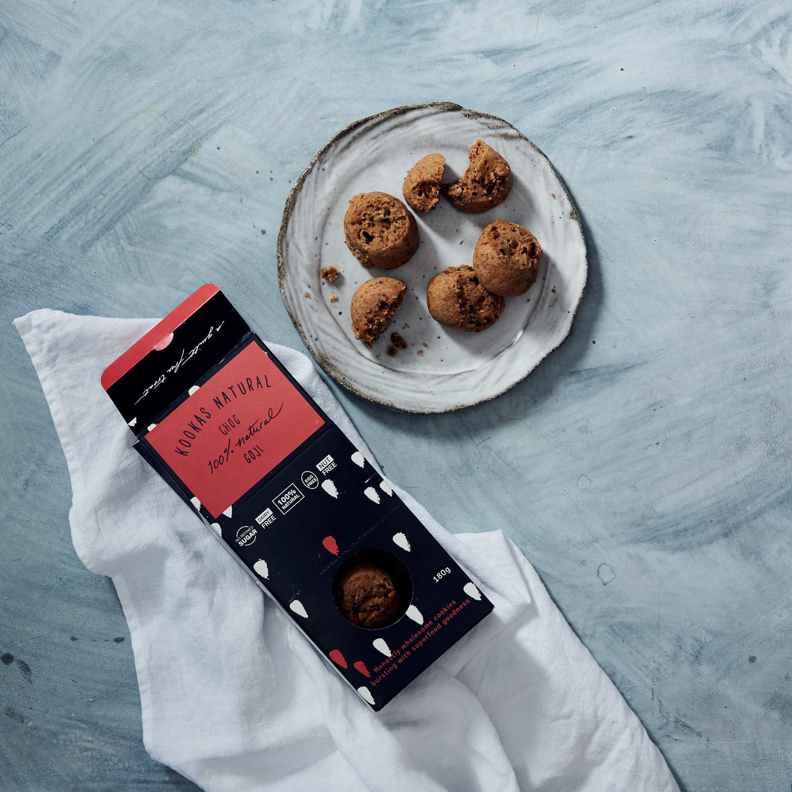 Kooka's Natural Biscuits – Choc Goji | at Mighty Ape NZ