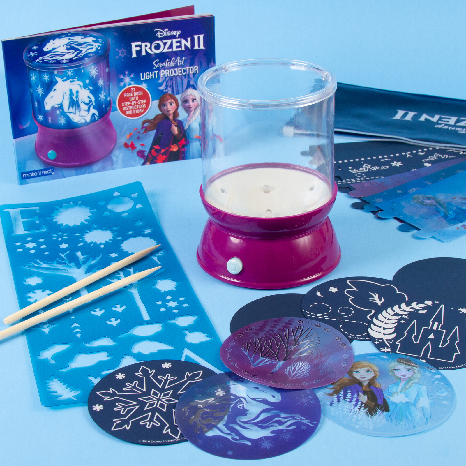 Buy Make It Real: Frozen 2 - Light Up Cosmic Art Projector at Mighty Ape NZ