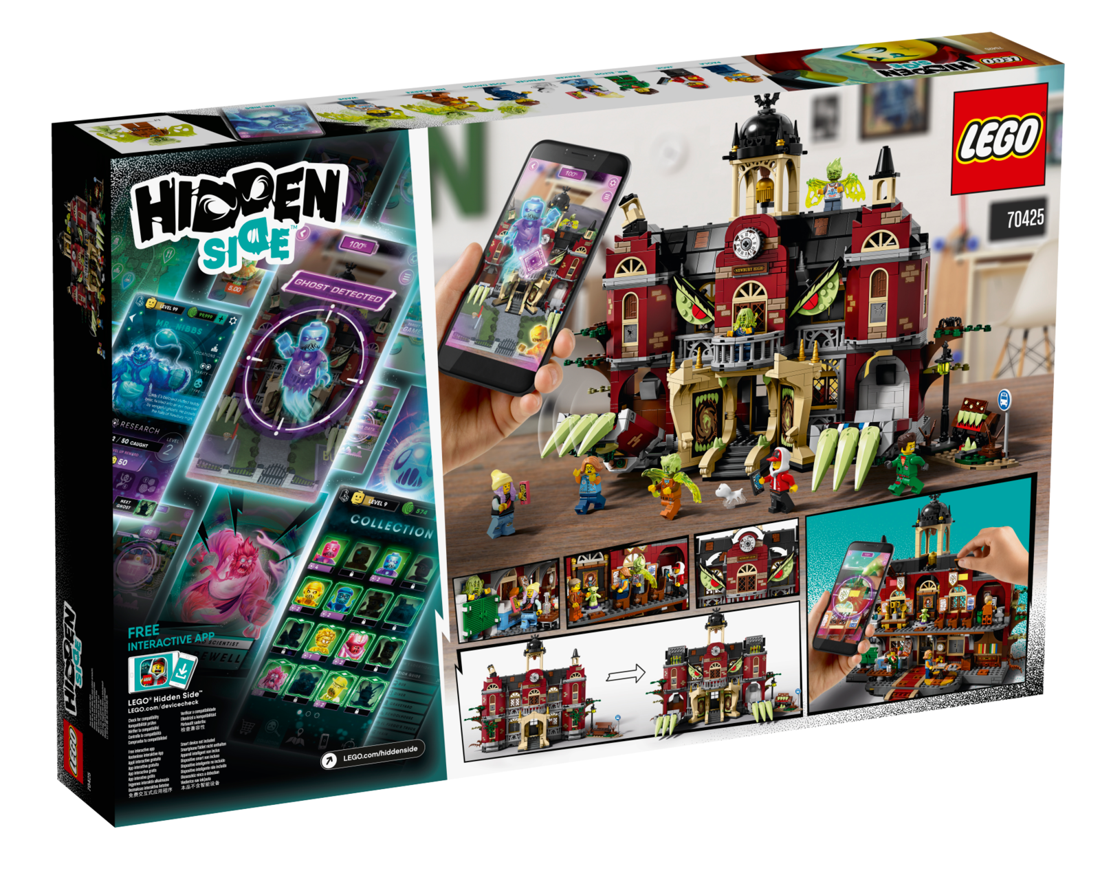 Buy LEGO Hidden Side - Newbury Haunted High School at Mighty Ape NZ