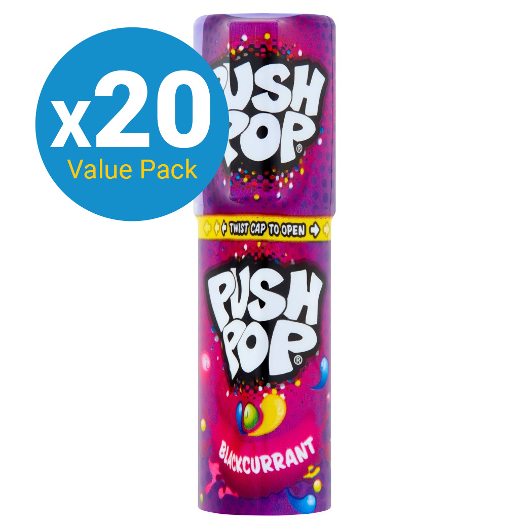 Topps Push Pop - Mixed Flavour - 20 Pack | at Mighty Ape NZ